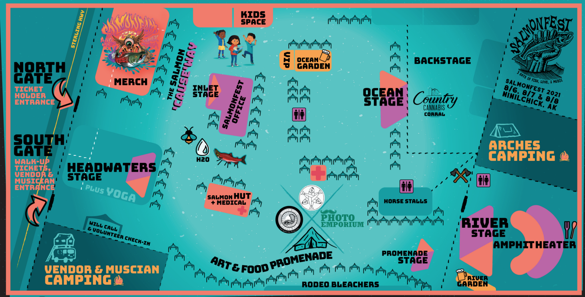 Alaska Festivals | Salmonfest Alaska Music Festival | Ninilchik, Alaska